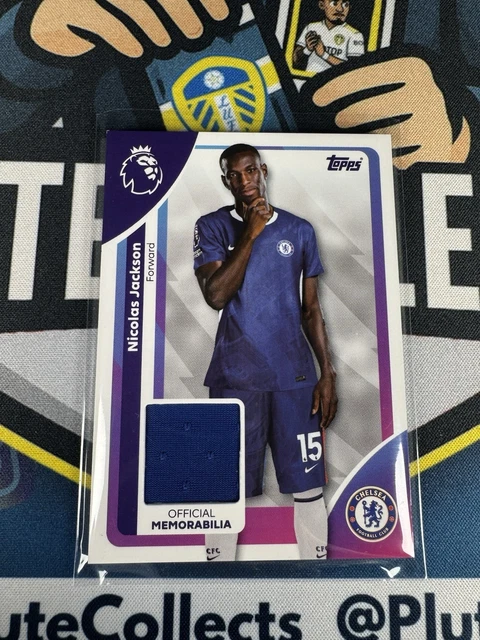 TOPPS PREMIER LEAGUE 2025-26 Chelsea Nicholas Jackson Relic Card £8.64 ...