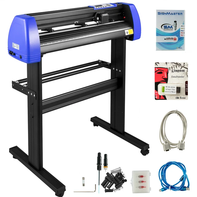 28& VINYL CUTTER Plotter Cutting Machine w/Signmaster Software 20 ...