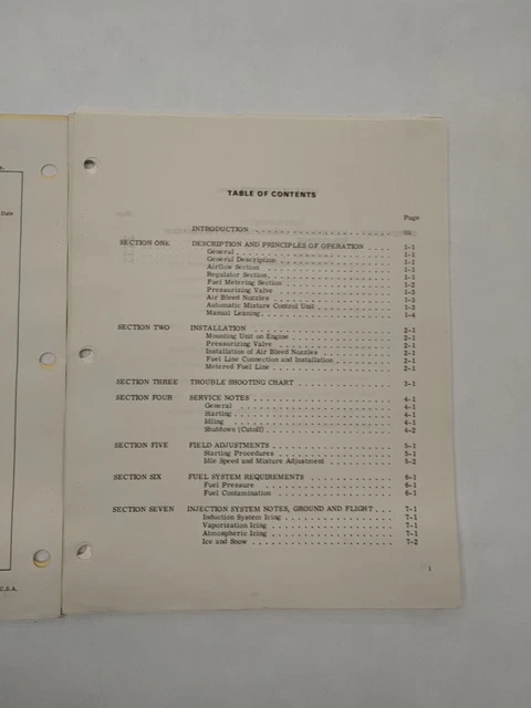 BENDIX RSA-10DB2 FUEL Injection System Operation & Service Manual ...