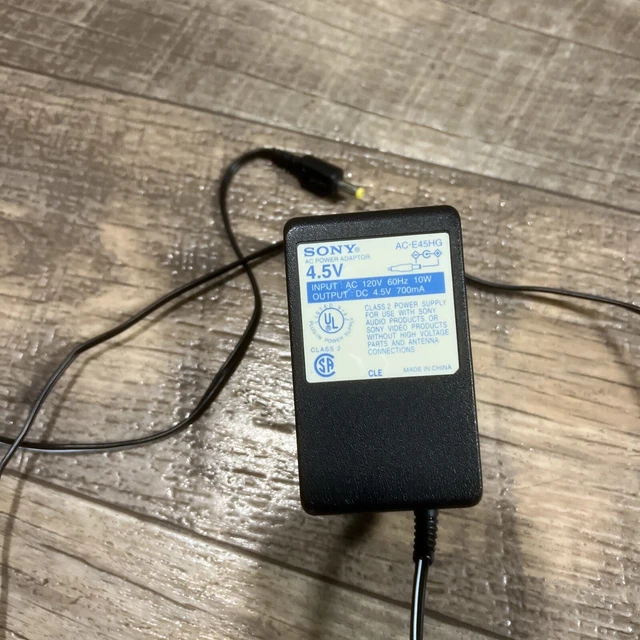 OEM ORIGINAL GENUINE SONY AC-E45HG Walkman Discman Power Supply Adapter ...