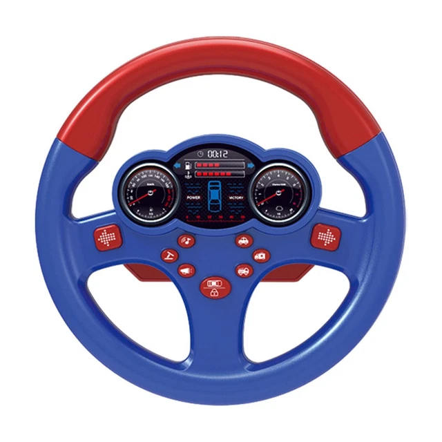 CHILDREN STEERING WHEEL Toys Sensory Toy Portable Driving Controller ...