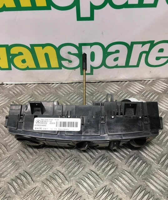 MERCEDES SPRINTER W906 Heater Climate Control Switches Panel Genuine ...