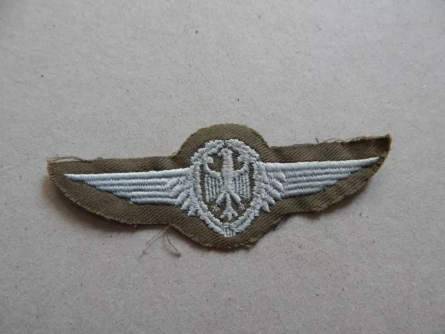 WEST GERMAN BUNDESWEHR Luftwaffe Pilot Wing Cloth Badge D WA £8.00 ...