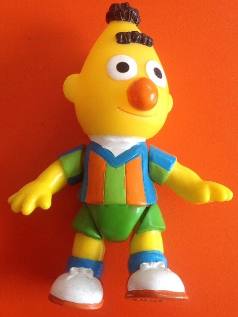 VINTAGE SESAME STREET Baby Bert Plastic Figure Jim Henson Muppets JHP ...