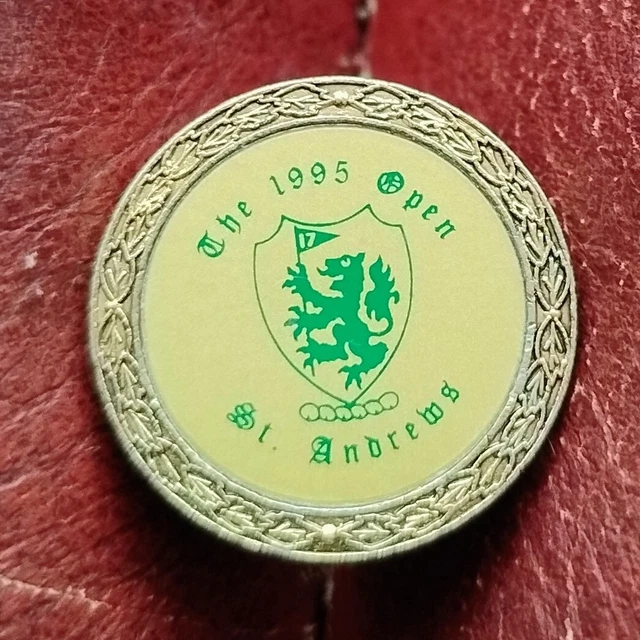 THE OPEN 1995 St Andrews Golf Club Ball Marker £3.90 - PicClick UK
