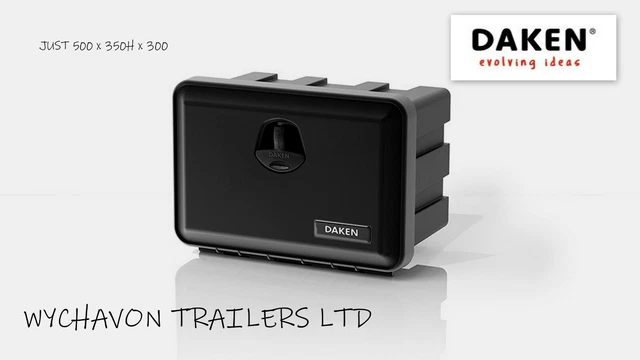 DAKEN TOOL BOX JUST 500x350x300mm Lorry Case Side Locker Truck Storage ...