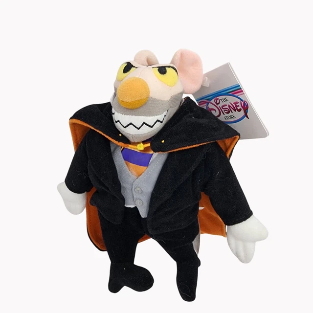 DISNEY STORE RATIGAN Bean Bag Plush Toy Great Mouse Detective NEW $50. ...