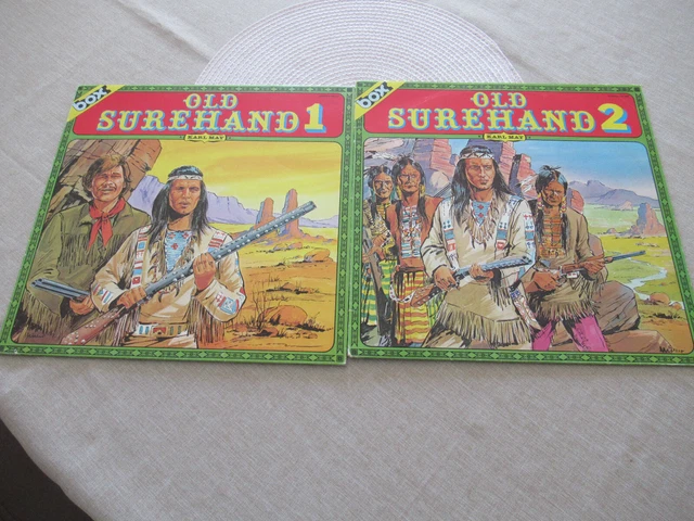 2 LPS KARL May-box-Vinyl,Pierre Brice u.Charles Bronson Cover,Old ...