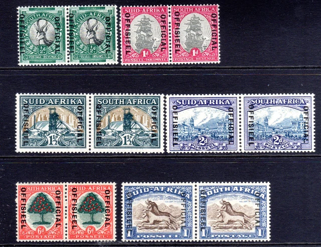 SOUTH AFRICA PART set overprints est Cat £150 [S1022] £37.00 - PicClick UK
