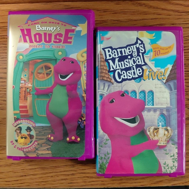 COME OVER TO Barney's House & Musical Castle Live! (VHS, 2000) Video ...