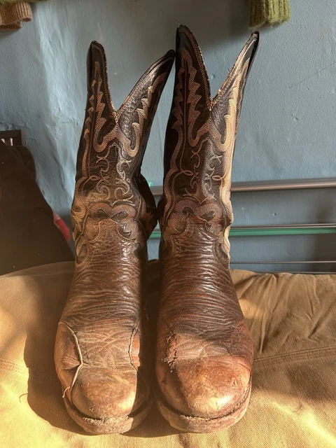 RARE JUSTIN 2223 Bullhide Cowboy Boots Rick Grimes Twd £363.70 ...