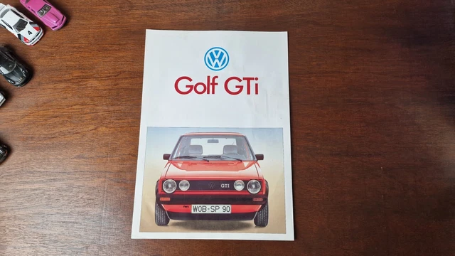 VOLKSWAGEN GOLF GTI MK1 Campaign Edition Original 1983 Sales Brochure ...