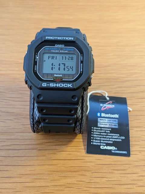 CASIO G-SHOCK GW-BX5600-1ER MIP Bluetooth Black 2025 NEW UK £49.04 ...