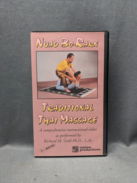 NUAD BO-RARN TRADITIONAL Thai Massage : Michael Eisenberg (VHS) *Very ...