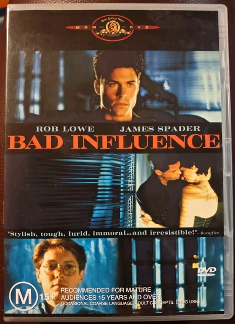 BAD INFLUENCE - James Spader, Rob Lowe (DVD, Region 4) OR21 $19.95 ...