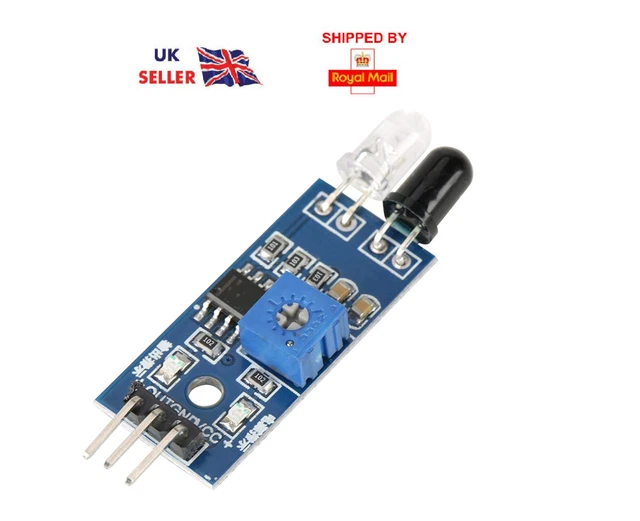 Ir Obstacle Avoidance Sensor Infrared Photoelectric Module Arduino Raspberry Pi £259 Picclick Uk