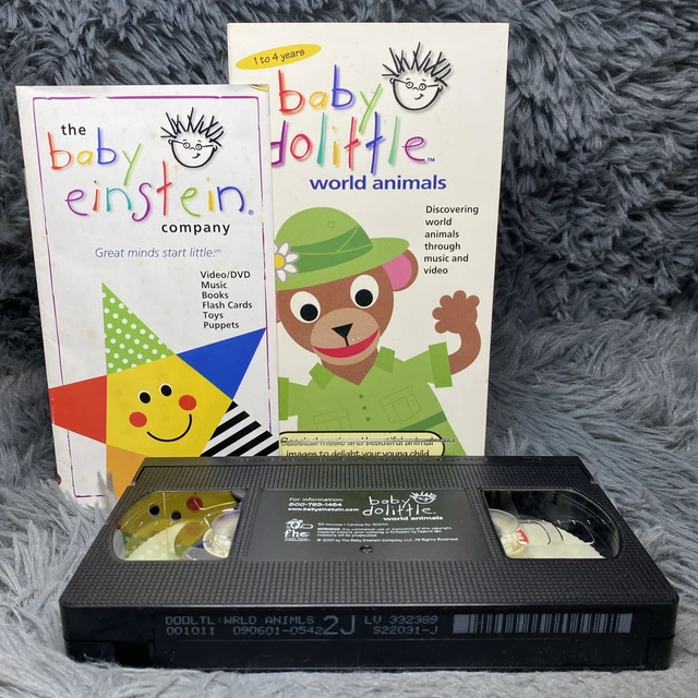 BABY EINSTEIN - Baby Dolittle World Animals VHS Tape 2001 Kids ...