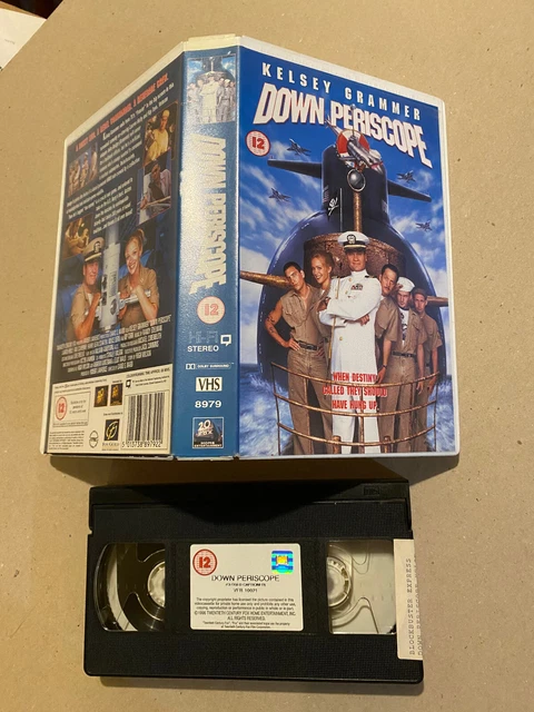 DOWN PERISCOPE KELSEY GRAMMER, LAUREN HOLLY VHS VIDEO ExRental BIG CASE ...