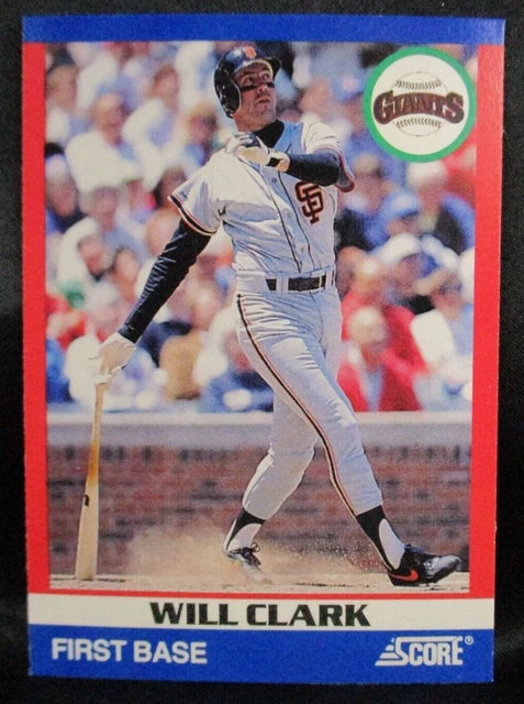 1991 SCORE SUPER-STAR Will Clark carte de baseball #4 EUR 1,66 ...