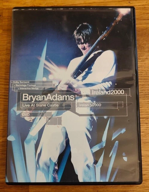 DVD - BRYAN Adams Live At Slane Castle Ireland 2000 Music Concert DVD UK R2 PAL £2.75 - PicClick UK
