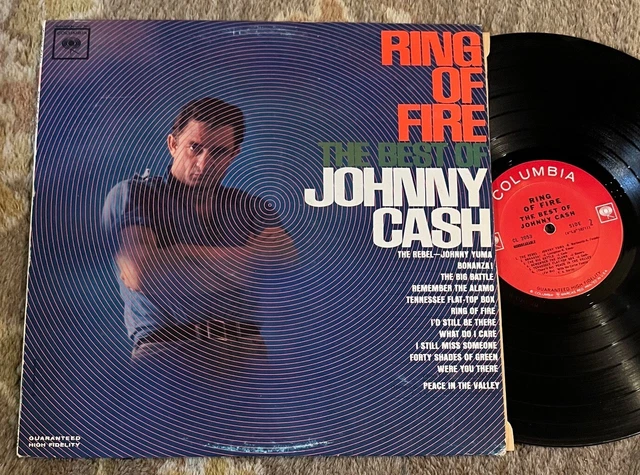 1964 COUNTRY LP - JOHNNY CASH "Ring Of Fire" COLUMBIA Records - MONO ...