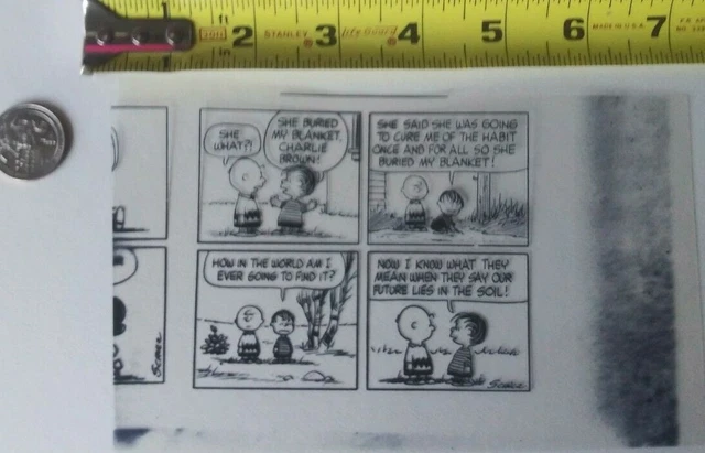 CHARLIE BROWN SNOOPY Peanuts Daily Sheet Transparency Vintage Shultz 19 ...