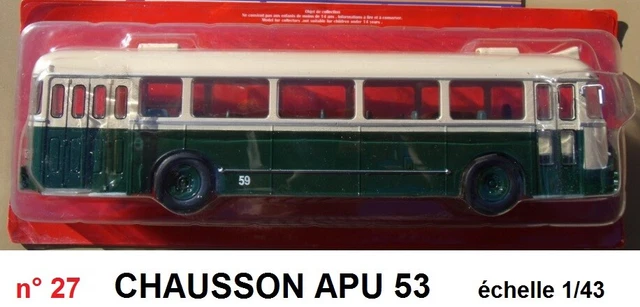 CHAUSSON APU 53 Autocar Autobus ligne TRAFALGAR-BADALONA en ESPAGNE 1/ ...