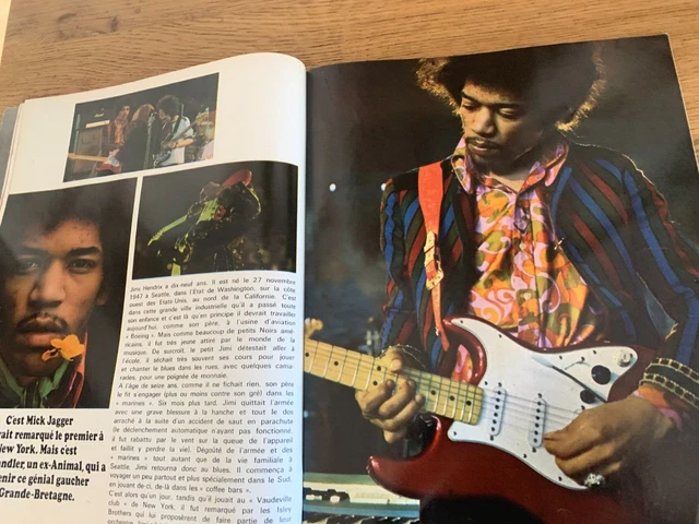 JIMI HENDRIX FRANCOISE hardy sylvie sandy shaw french magazine salutles ...