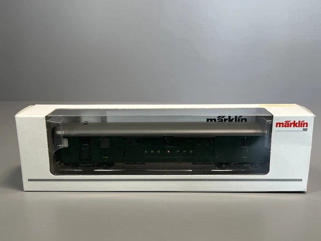 H0 MÄRKLIN GEPÄCKWAGEN SBB 43400 NEM AC OVP / 3 W 523 EUR 14,94 ...