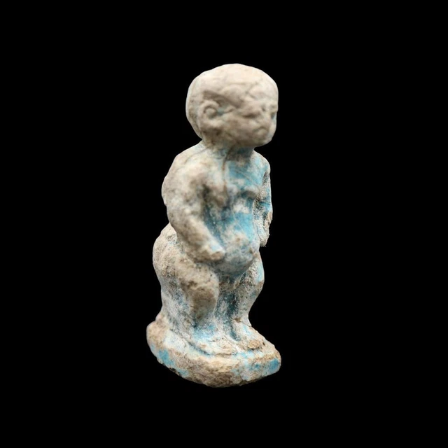 RARE FUNERARY ANCIENT Egyptian Stone Ushabti Shabti Statuette Figurine ...