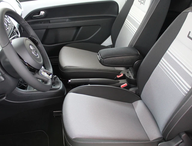 VW UP! (2011-2019) Centre Console Armrest Black Textile New | Free ...