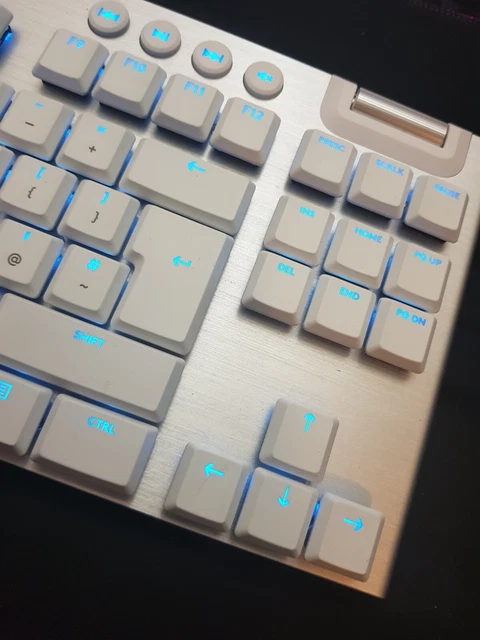 LOGITECH G915 LIGHTSPEED TKL Tenkeyless Wireless RGB WHITE Gaming ...