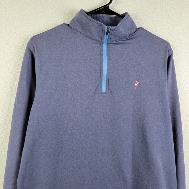 MEN'S SMALL PETER Millar Crown Perth Friars Head Golf Club Quarter Zip ...