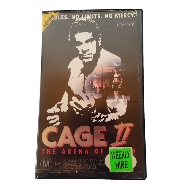 CAGE II ARENA of Death 1994 VHS Tape Palace Roadshow Ex-Rental Lou ...