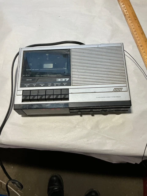 MORPHY RICHARDS RADIO cassette clock vintage £5.45 - PicClick UK