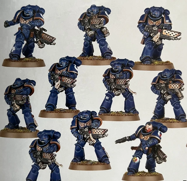 WARHAMMER 40,000 - Leviathan Space Marine Infernus Squad x10 Space ...
