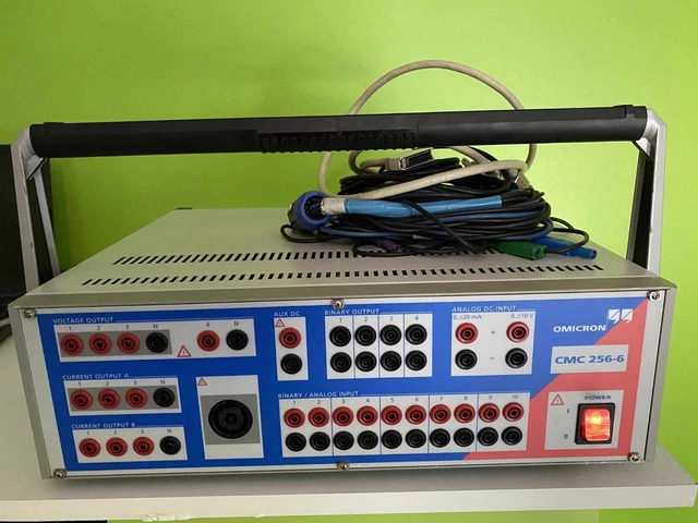 OMICRON CMC 56 Relay Test Set and CMA 56 Amplifier with Software ...