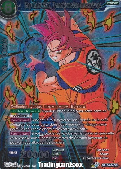 DRAGON BALL SUPER - Son Goku SSG, Tranformation miraculeuse : SR BT16-024 EUR 6,50 - PicClick FR
