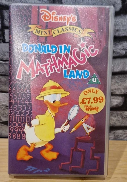 VINTAGE RARE WALT Disney VHS - Mini Classics - Donald Duck In Math ...