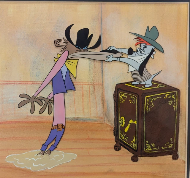 DEPUTY DROOPY 1955 SLIM and DROOPY Production Cel Tex Avery MGM $1,750. ...