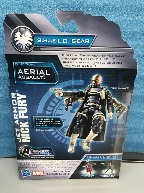 NICK FURY AVENGERS Assemble Shield Gear Jet Armor Marvel Universe ...
