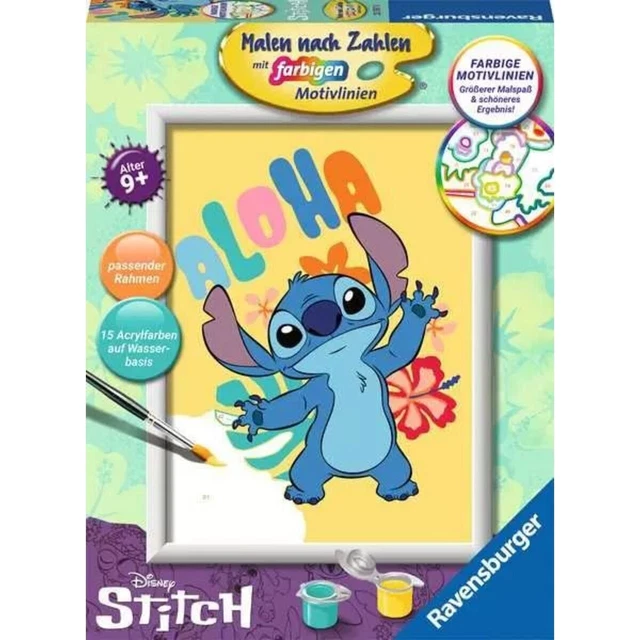 RAVENSBURGER MALEN NACH Zahlen - Disney Stitch EUR 17,99 - PicClick DE