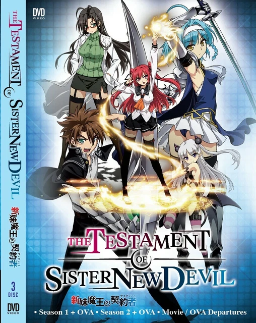 DVD (UNCENSORED) THE Testament Of Sister New Devil Season 1 2 + 20 Ova ...