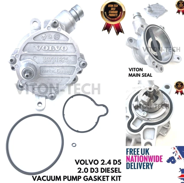 VOLVO VACUUM PUMP Gasket 2.4 D5 2.0 D3 DIESEL SEAL KIT S40 S60 V50 C70 ...