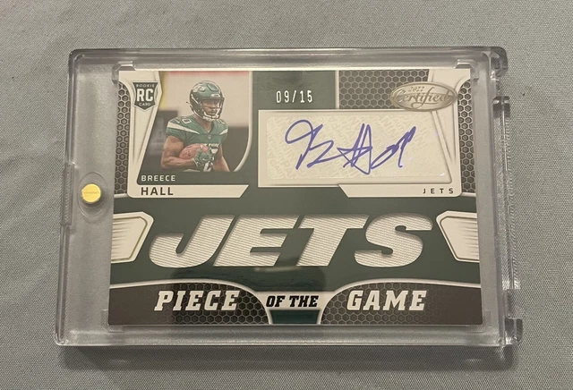 BREECE HALL 2022 Certified Auto #/15 Piece Of The Game RPA - New York ...