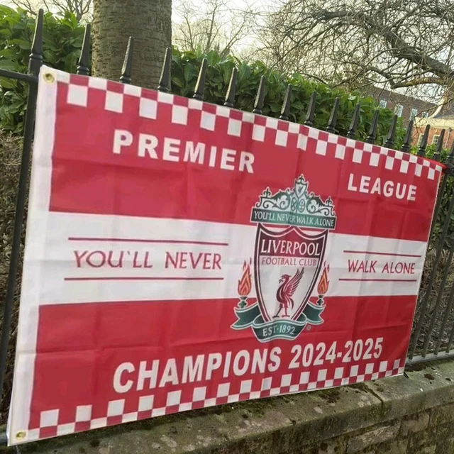 LIVERPOOL LEAGUE CHAMPIONS Flag 24/25 Large 5ft x 3ft £5.99 - PicClick UK
