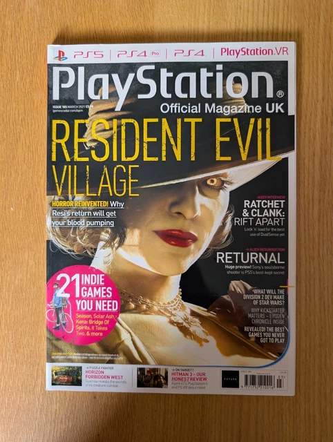 RESIDENT EVIL VILLAGE PlayStation Official Magazine UK Issue #185 March ...