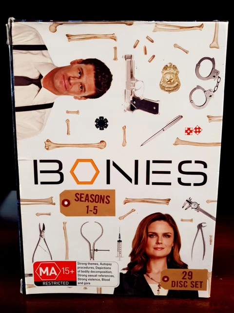 LIKE NEW TV series-Bones-complete Season 1-5 boxset/29 DVD/PAL Region 4 bundle $38.90 - PicClick AU