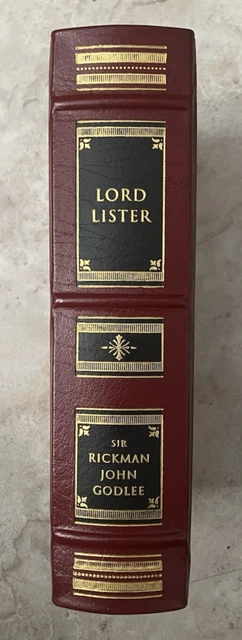 VINTAGE MEDICAL BIOGRAPHY - facsimile: Lord Lister by Sir R. J. Godlee ...