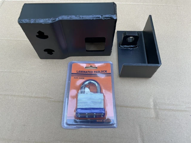 EXTRA THICK 6LB Heavy-Duty Shipping Cargo Container Lock Box Bolt-on Or ...